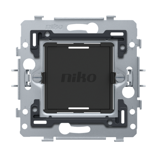 Base for a wireless dimmer switch, 71 x 71 mm, claw fixing