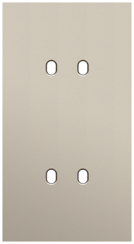 Twofold faceplate, vertical 71 mm centre distance, for 2 Niko Toggle ...