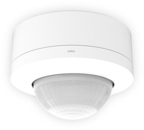 Presence detector P42LR, 230 V, master, 32-37 m, IP54, for surface ...