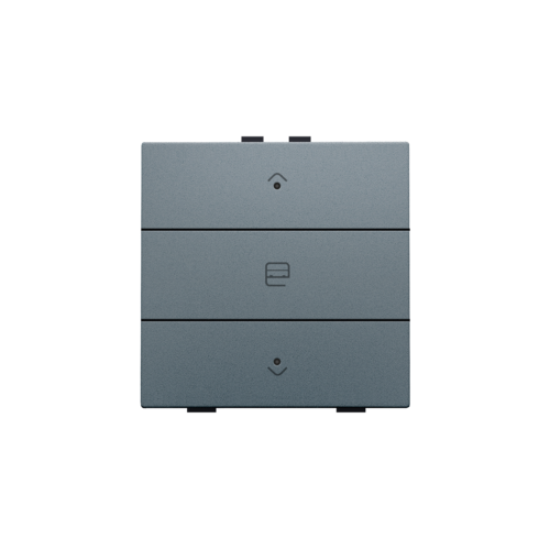 Single motor control with LED for Niko Home Control, blue grey coated